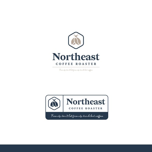 Designs | Northeast Coffee Roaster and Local Honey | Logo design contest
