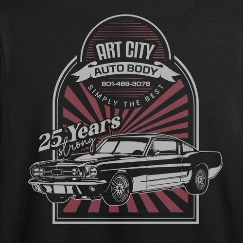 Designs | fun, hip, eye-catching T shirt for an AUTO BODY SHOP | T ...