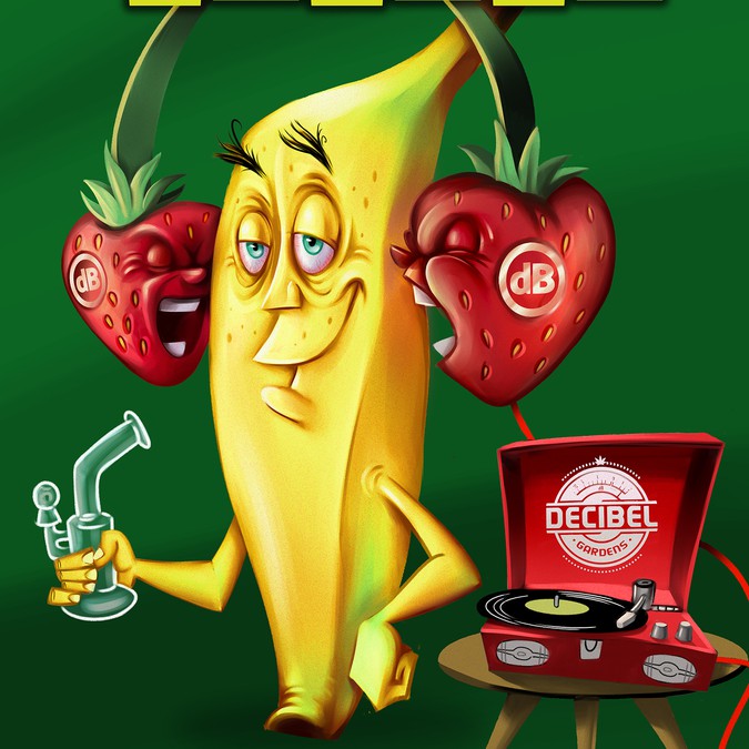 Cannabis Cartoon Illustration | Illustration or graphics contest