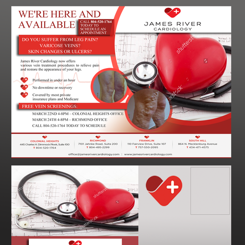 Cardiology mailer | Postcard, flyer or print contest