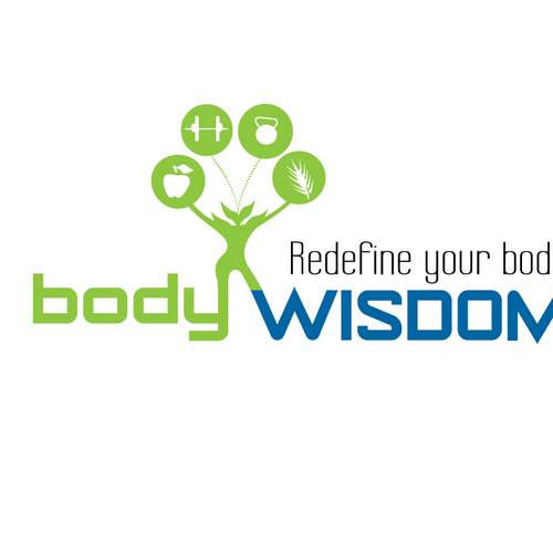 Logo for Body Wisdom - Nutrition & Personal Training | Logo design contest