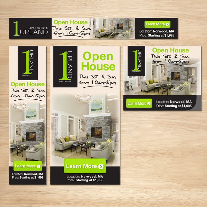 Apartment Open House Ads | Banner ad contest
