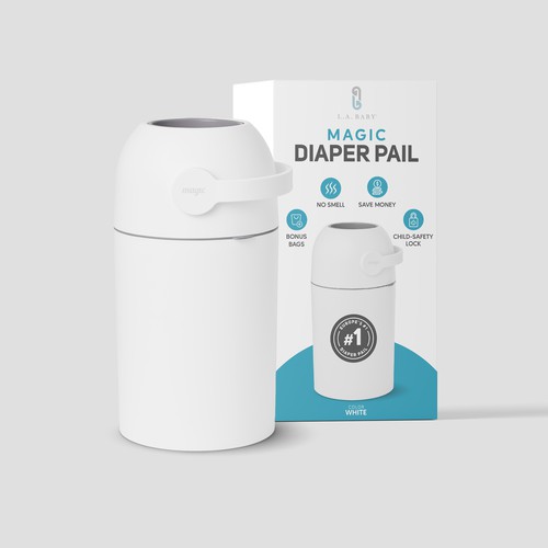 Designs | Create an Attractive & Functional Diaper Pail Packaging ...