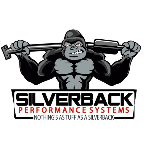 Create a good looking realistic Silverback gorilla logo | Logo design ...
