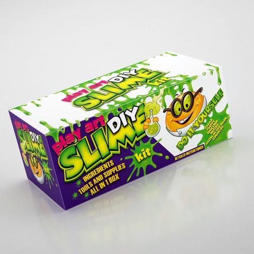 Create a Slime kit box that all kids would love to play with! | Product ...
