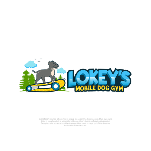 Designs | Mobile Dog Gym | Logo design contest
