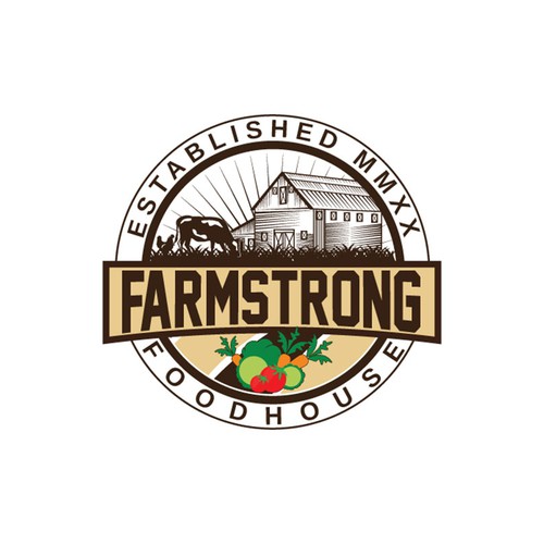 FarmStrong FoodHouse Logo | Logo design contest