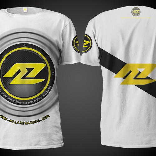 Help us design an awesome T-Shirt for our car audio products. Mc Laren ...