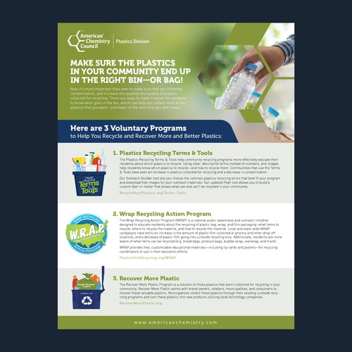 Create a conference ad for recycling to encourage people to recycle ...