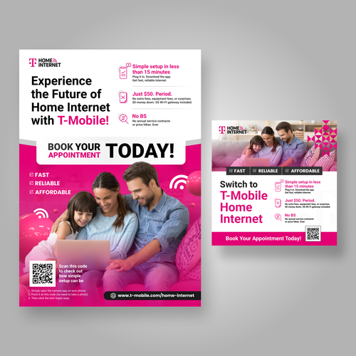 Designs | T-Mobile Home Internet Flyer | Postcard, flyer or print contest