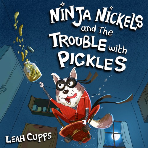 Designs | Ninja Nickles Children's Book Cover Illustration ...