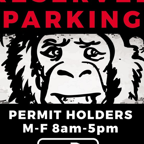 We need a well-designed "No Parking" sign for our fancy new building's ...