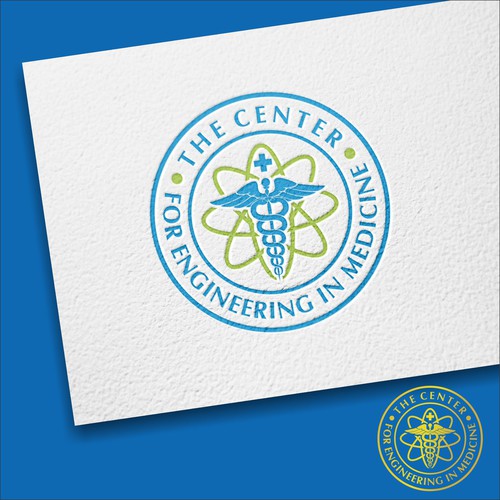 Create a CEM logo that illustrates innovation, engineering, medicine ...