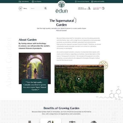 Designs | We need a powerful web design for our Sustainable Cannabis ...