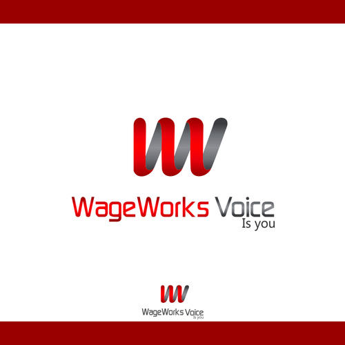 logo for WageWorks Voice | Logo design contest