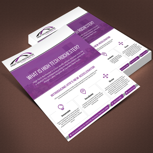 Design an eye-catching one pager for a nonprofit's marketing materials ...