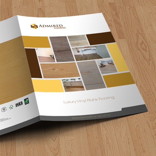 Design a Classy Vinyl Plank Flooring Brochure that sells sophistication ...