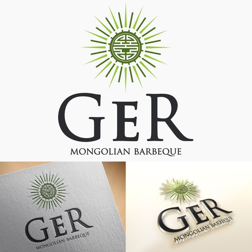 Create a fired-up logo for Ger Mongolian Grill restaurant | Logo design ...