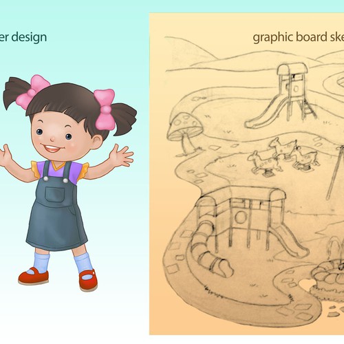 Create an interactive story telling set with board and characters ...