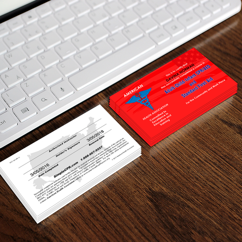 CPR/FA Card | Business card contest
