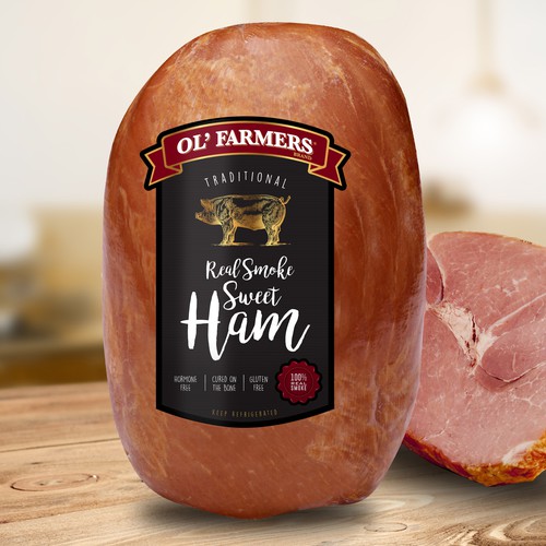 Take our Ham label from boring to Extraordinary !! | Product label contest