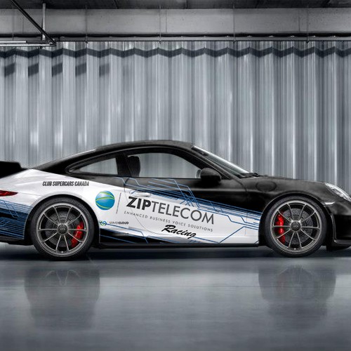 Designs | Create a clean looking marketing / track car wrap concept for ...