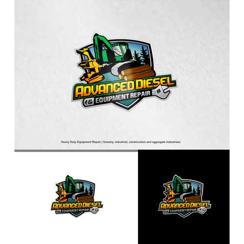 Advanced Diesel & Equipment Repair needs a POWERFUL eye catching logo ...