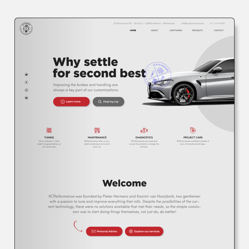 Designs | Create a great website re-design for a famous Dutch car ...