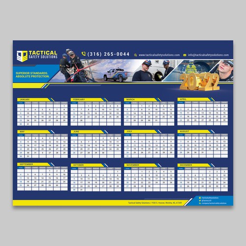 Designs | 2022 Tactical Calendar | Other design contest