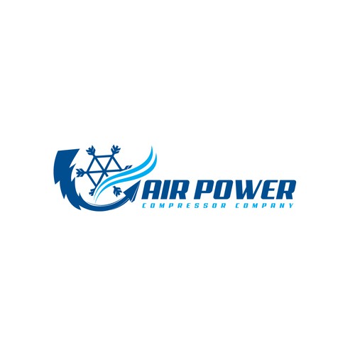 Design a Clean Industrial Looking Logo for Air Power Compressor Co ...