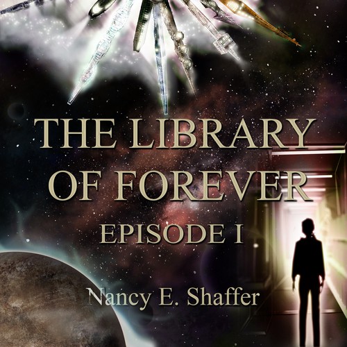 Design a book cover that captures the wonder of an eccentric alien ...