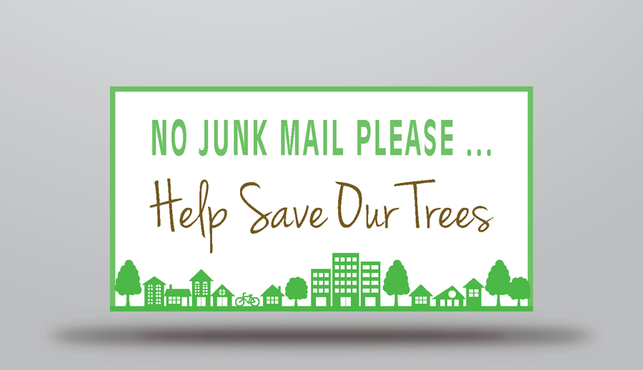 postcard or flyer for No More Junk Mail Thanks! | Postcard, flyer or ...