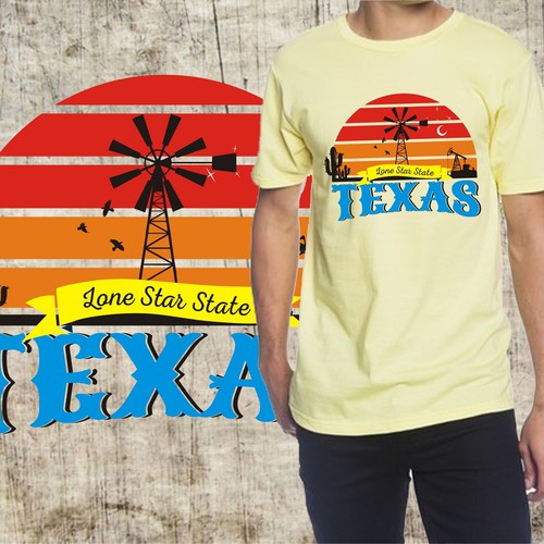 Texas-themed Retro 70s T-Shirt; GUARANTEED | T-shirt contest