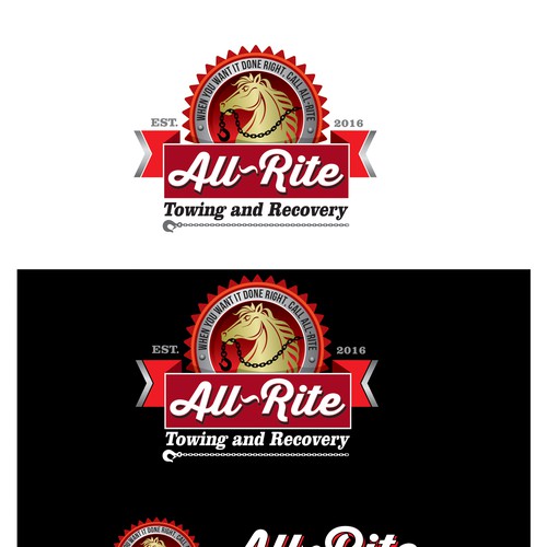 Create a captivating logo for a towing and recovery business (All-Rite ...