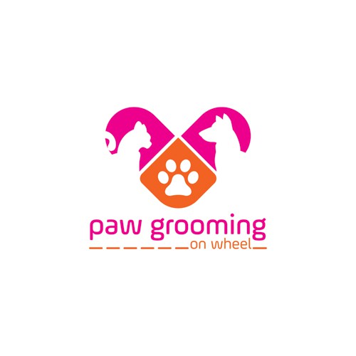 mobile pet grooming logo | Logo design contest