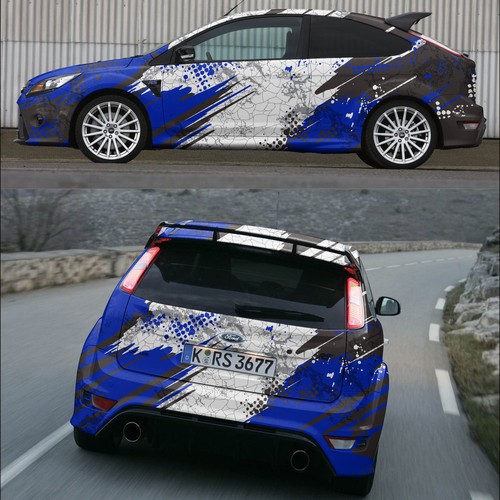 Designs | Ford Focus RS CNG Technic Wrap | Car, truck or van wrap contest