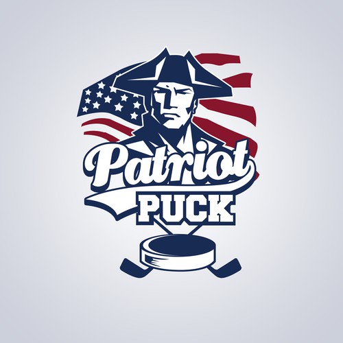 Patriot Puck - Logo Design for Hockey Puck Company Made in USA | Logo ...