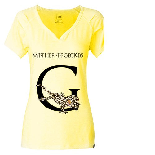 Game of Thrones style Leopard Gecko Sigil | T-shirt contest