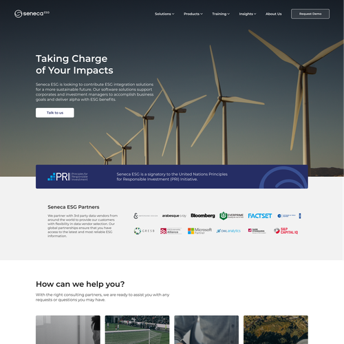 Designs | Website redesign for SaaS company in ESG field | Web page ...