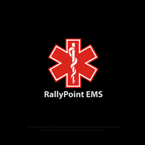 Emergency Medical Services EMT / Paramedic Training Logo | Logo design ...