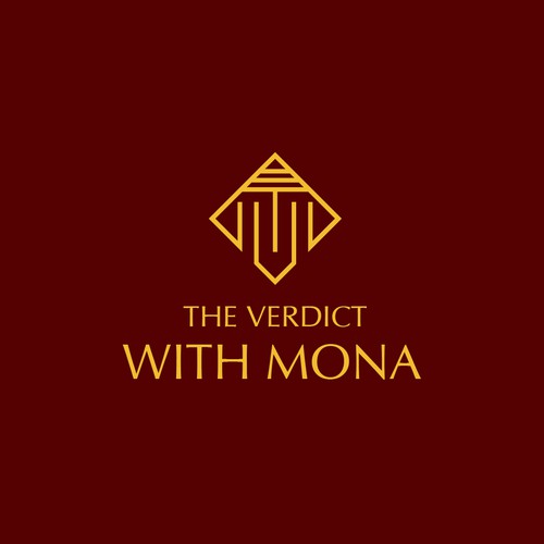 Designs | logo for the verdict with mona | Logo design contest