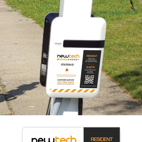 Designs | EV charging station label | Product label contest