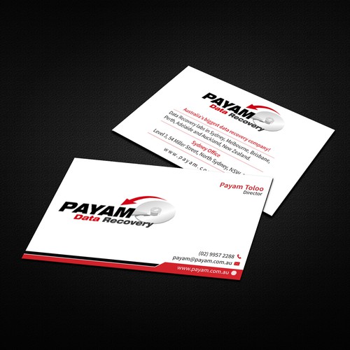 New business card for data recovery company | Business card contest