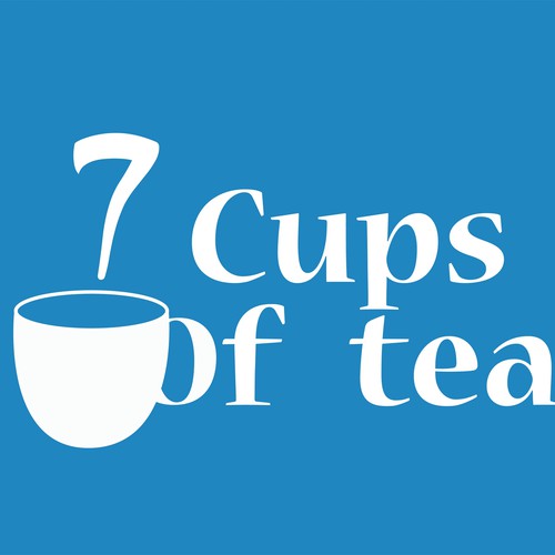 logo for 7 Cups of Tea | Logo design contest