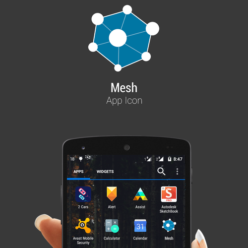 Design a modern app launcher icon for Mesh | Icon or button contest