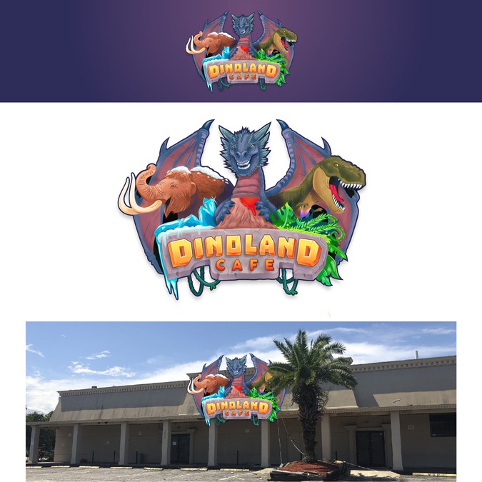 Design a LOGO for Dino Land Cafe (restaurant) | Logo design contest