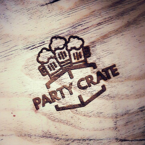 Logo for Party Crate, the box with a party inside! | Logo design contest