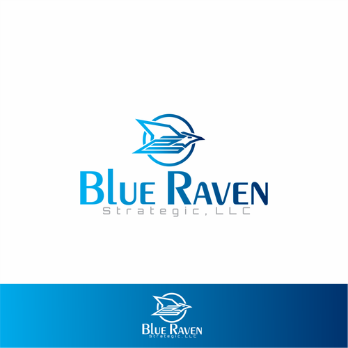 Create an engaging logo for Blue Raven Strategic, LLC. I'd prefer the ...