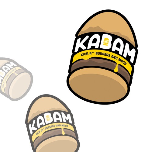 DESIGN A KICK ASS LOGO FOR OUR RESTAURANT "KABAM" | Logo design contest