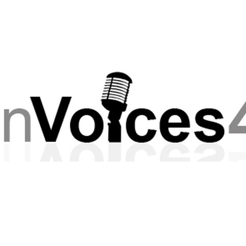 Clean, crisp logo needed for new voice over business. | Logo design contest